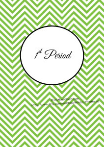 Editable Chevron Printable Teacher Planner!