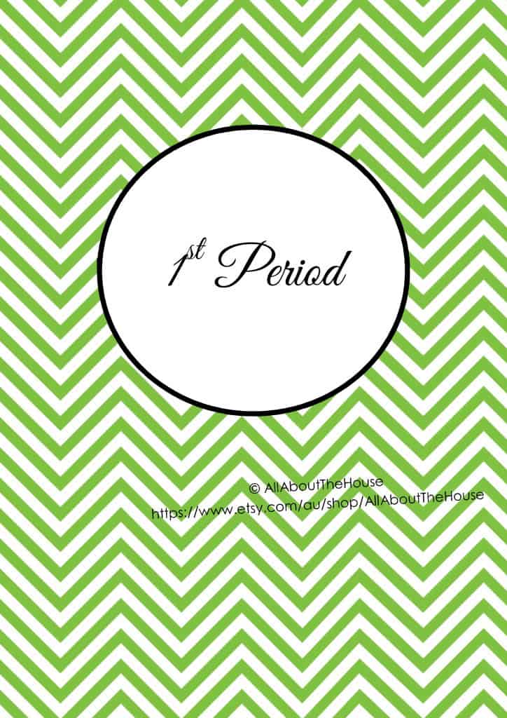 Editable Chevron Printable Teacher Planner! – All About Planners