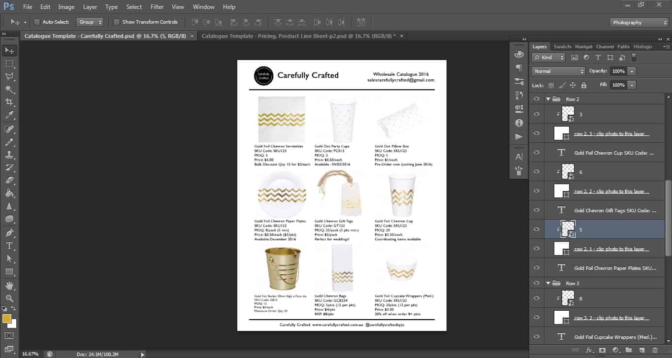 How to make a product catalogue/line sheet for your business (selling ...