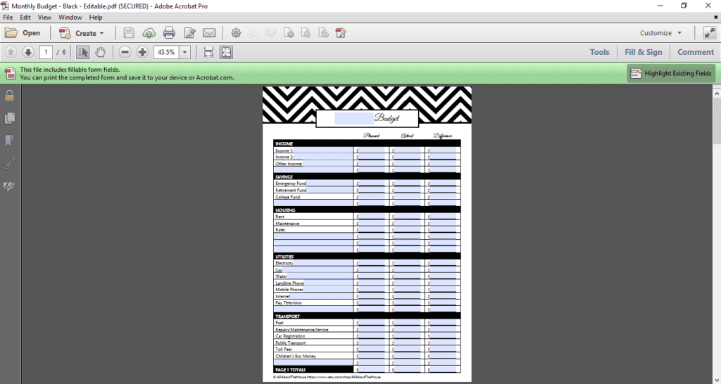 How to print printables at MAMBI Happy Planner Size (step by step ...