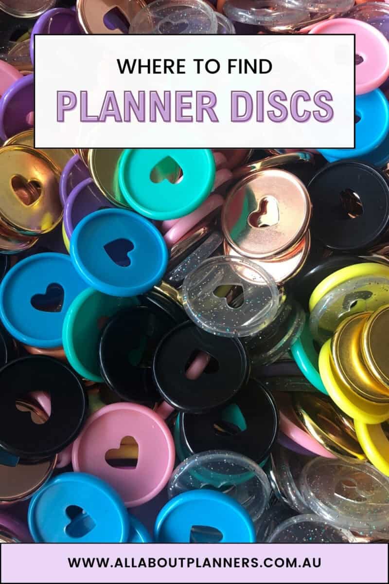 Where to find discs to make a DIY Discbound planner or notebook ...
