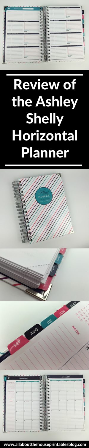 Review of the Ashley Shelly Planner – Weekly Planner (pros, cons and a ...