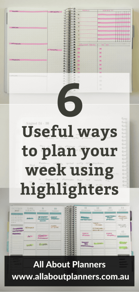 6 Useful ways to efficiently plan your week using highlighters – All ...