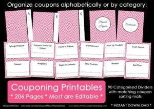 How to make a coupon binder and keep it organized (plus printables ...