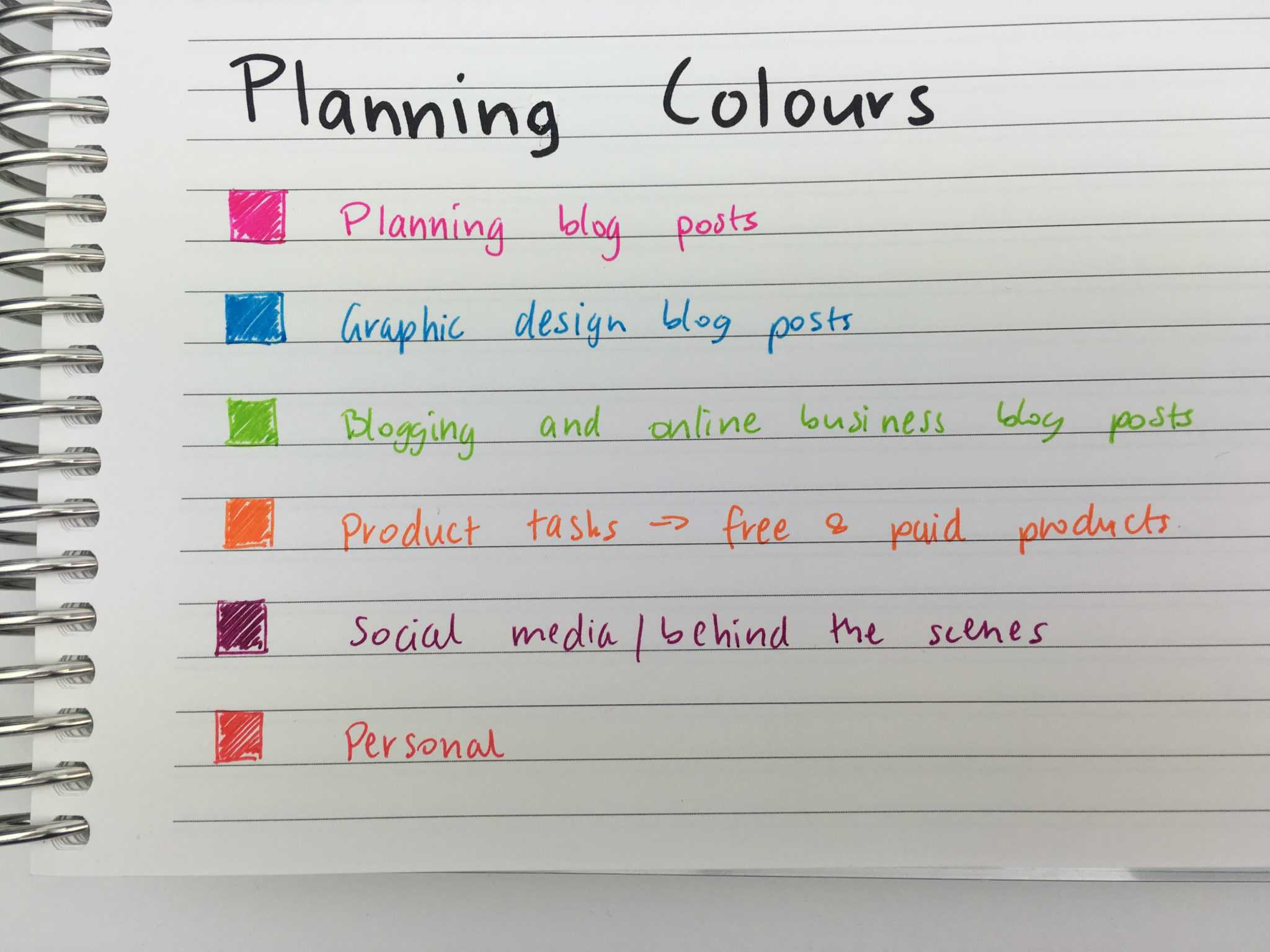 Planner Organization How To Color code Your Planner So You ll Actually Planner Organization How To Color code Your Planner So You ll Actually