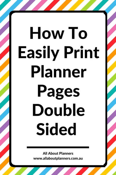 How To Easily Print Printables Double Sided duplex Printing Tutorial How To Easily Print Printables Double Sided duplex Printing Tutorial