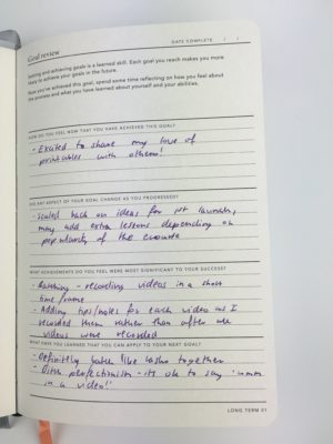 Using the Mi Goals Planner for ecourse planning – All About Planners