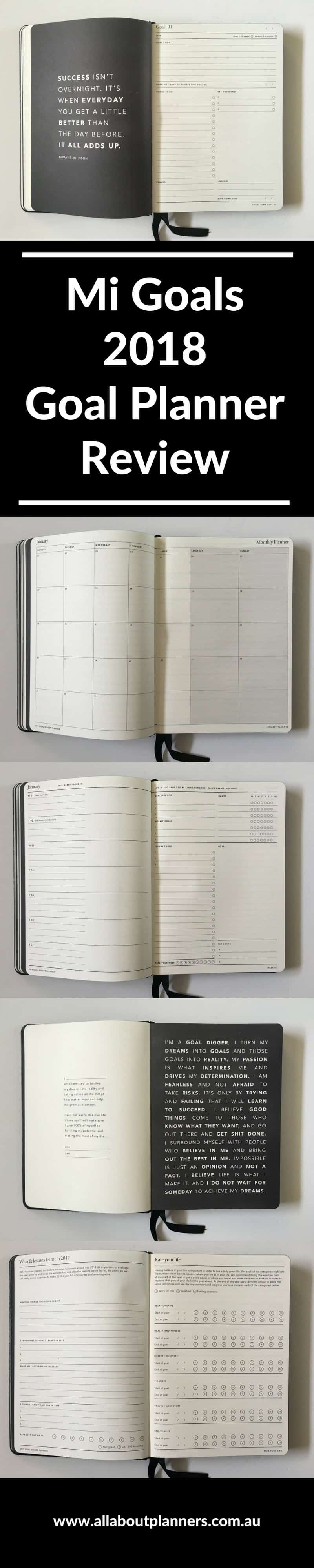 Mi Goals ‘Goal Digger’ Weekly Planner 2018 Review (Pros, Cons and a ...