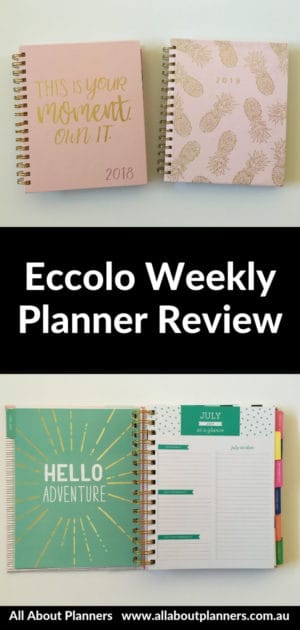 Eccolo Weekly Planner Review (Pros, Cons and a video walkthrough) – All ...