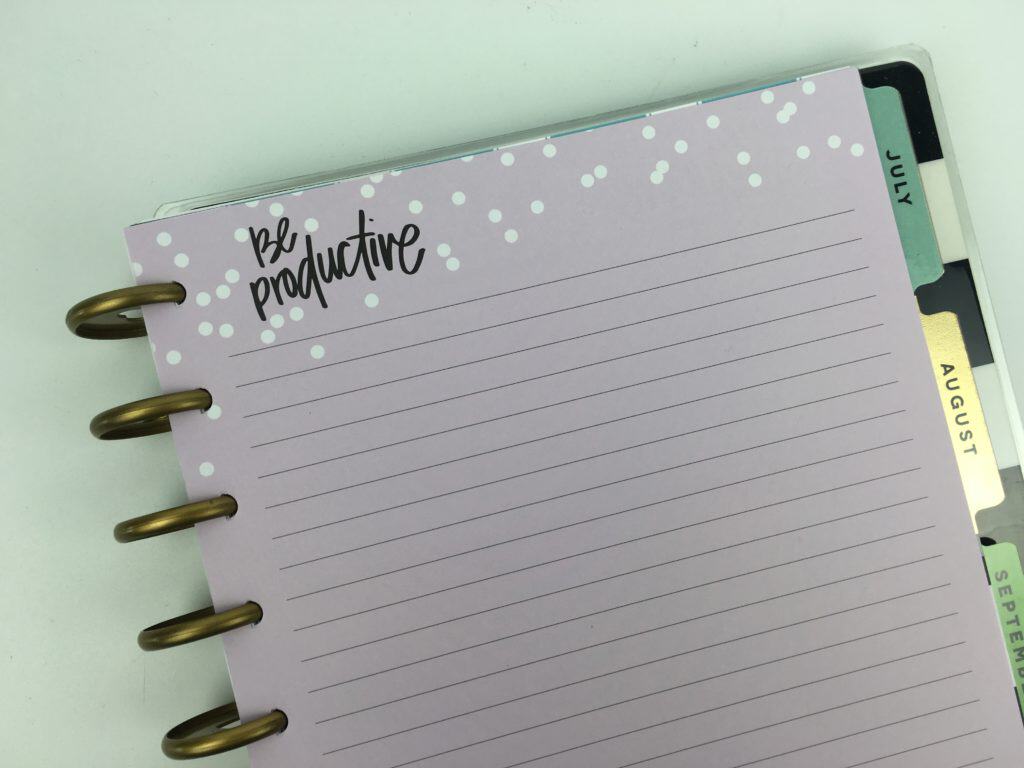 Using MAMBI inserts and Carpe Diem planner stickers for a colorful ...