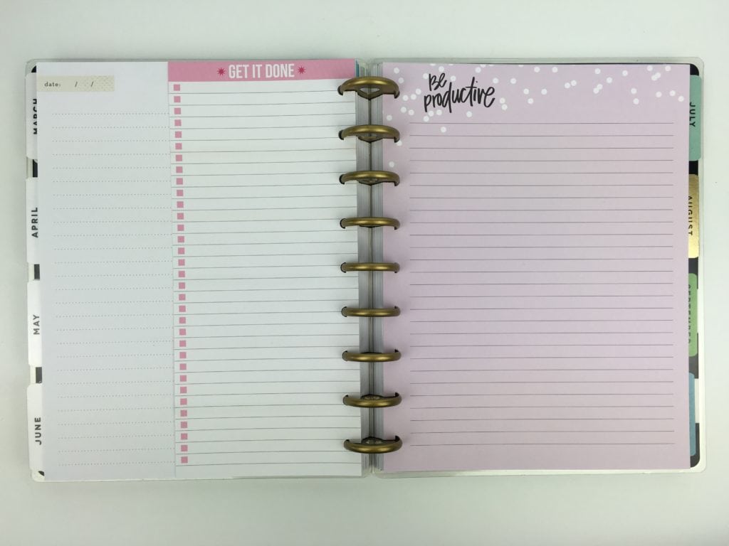 Using MAMBI inserts and Carpe Diem planner stickers for a colorful ...