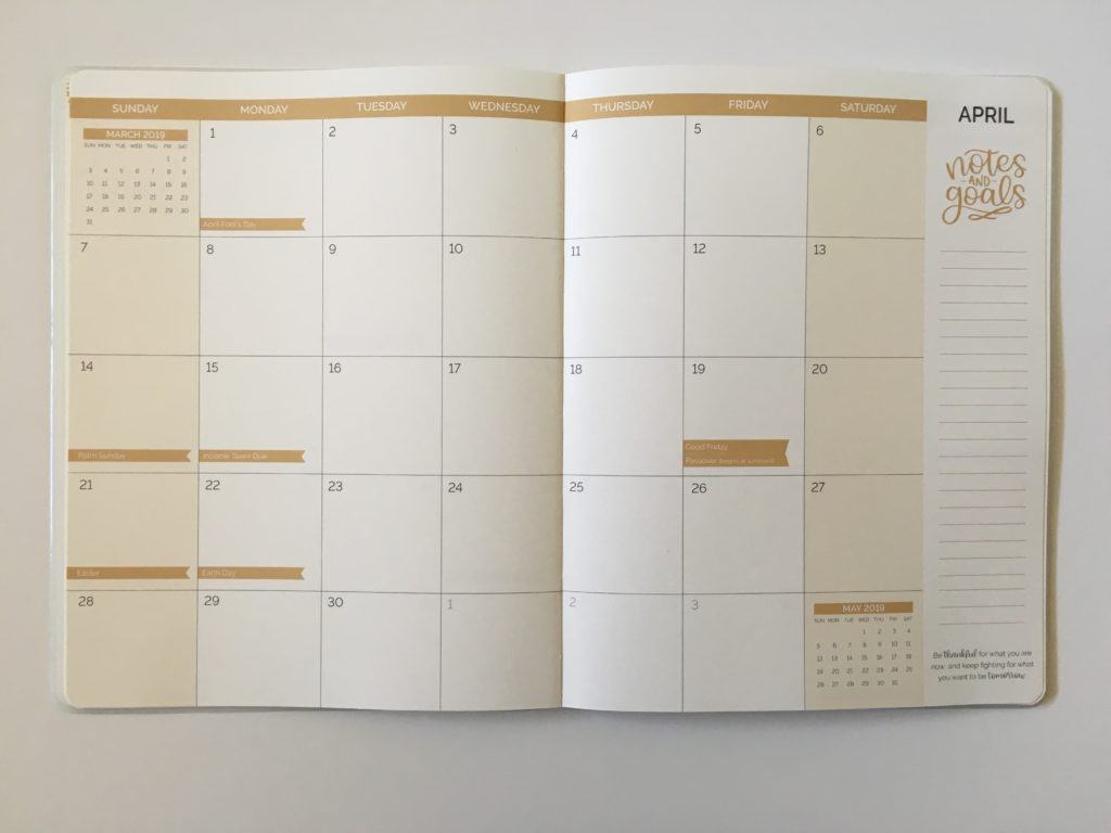 bloom weekly planners review (horizontal, vertical, monthly & student ...