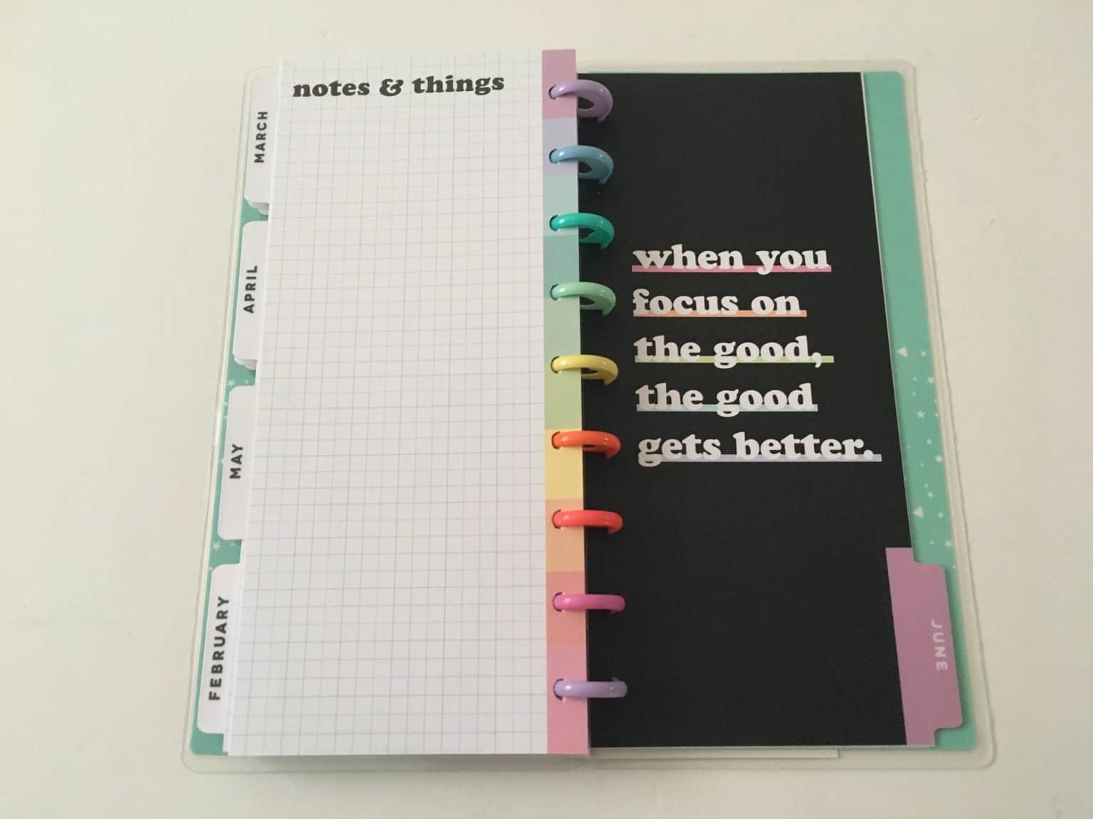 MAMBI Skinny Classic Half Sheet Weekly Planner Review (Including Video ...