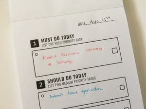 Trying out the To Do List in a Book Planner (Notepad version) – All ...