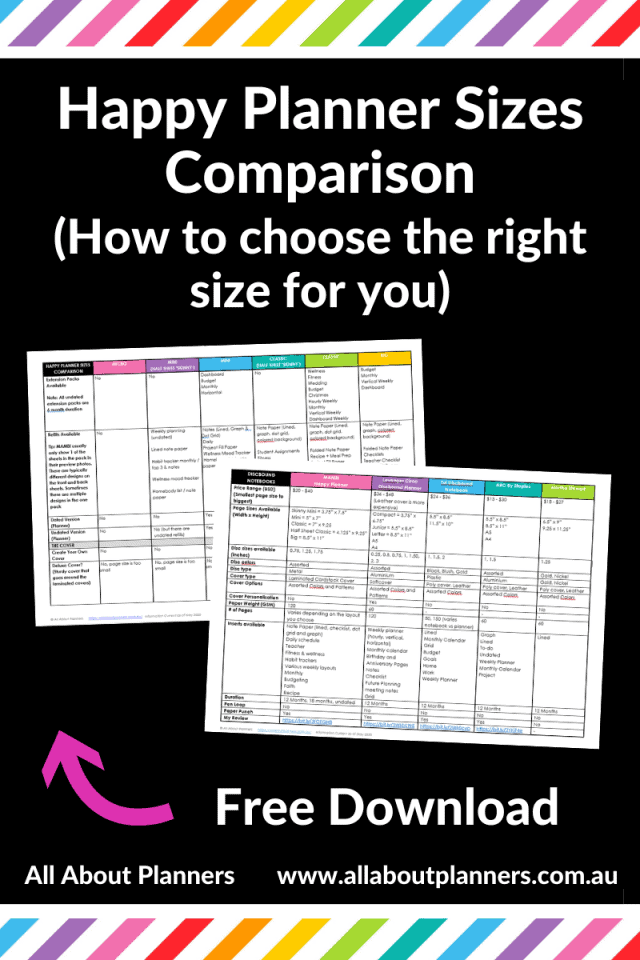 How to print printables at MAMBI Happy Planner Size (step by step ...