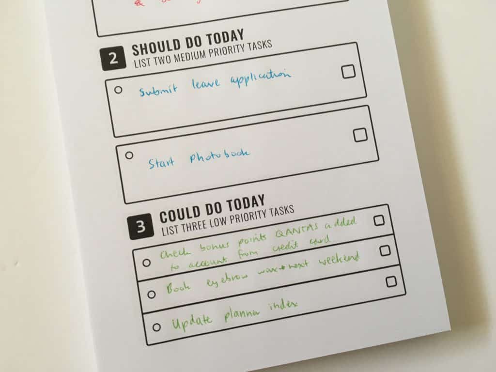 Trying out the To Do List in a Book Planner (Notepad version) – All ...