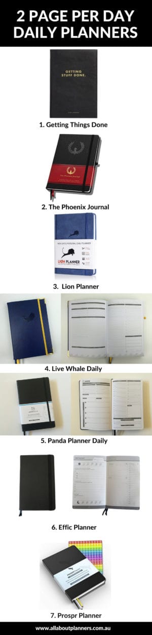 Daily Planners with 2 pages to plan each day (roundup) – All About Planners