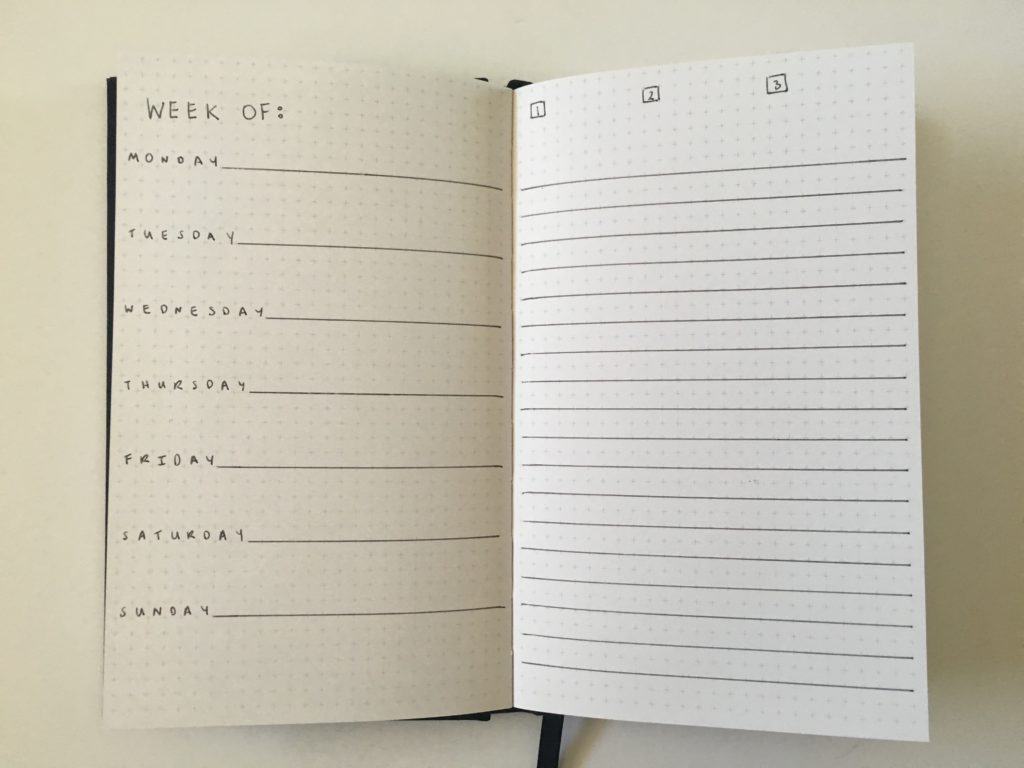 20 Bullet Journal Weekly Spread Ideas (One Page Layouts) – All About ...