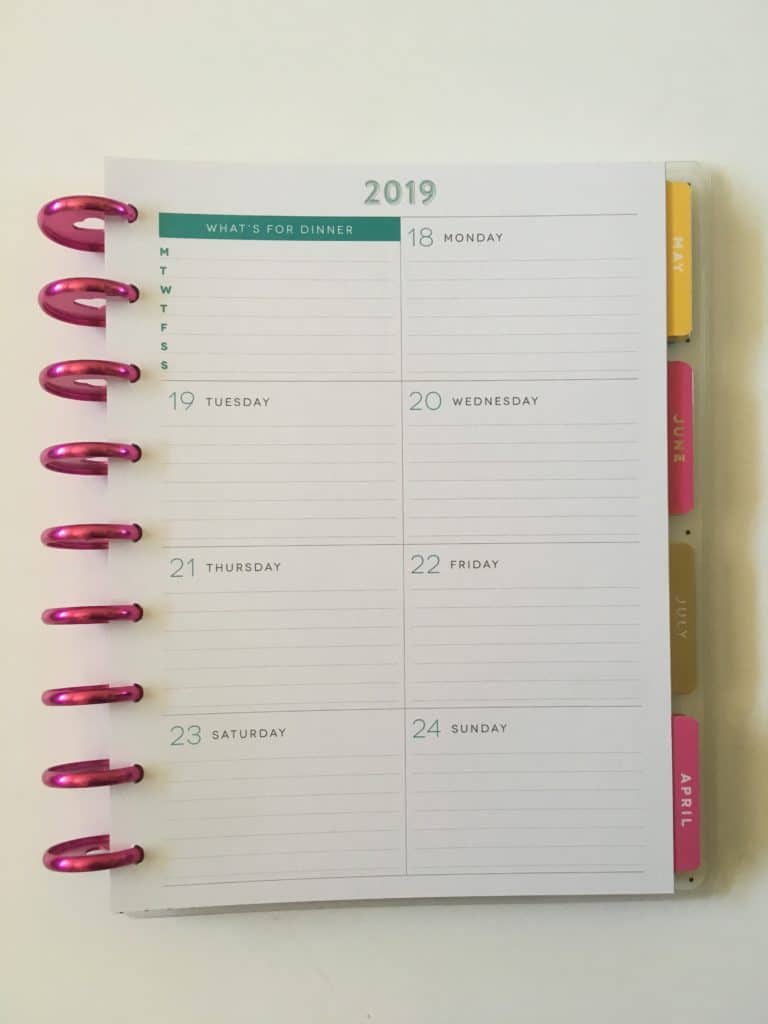 Happy Planner Super Mom Layout (Pros, Cons and Video Walkthrough) – All ...