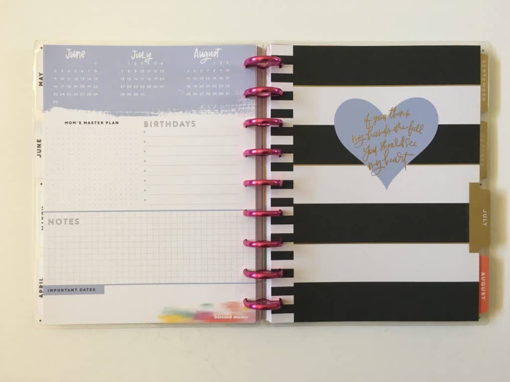 Happy Planner Super Mom Layout (Pros, Cons and Video Walkthrough) – All ...