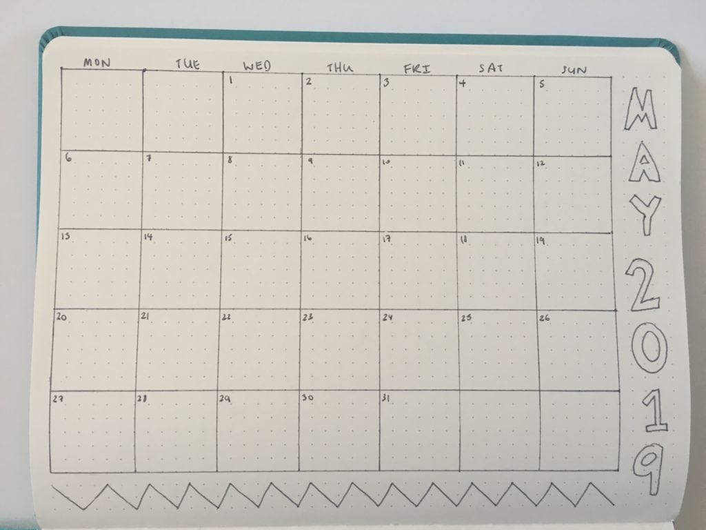 12 Bullet Journal Monthly Calendar Spreads – All About Planners