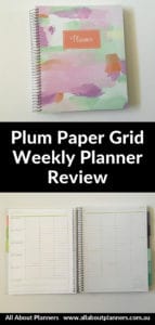 Plum Paper Grid Weekly Spread Review (Pros, Cons, Pen Test and Video ...