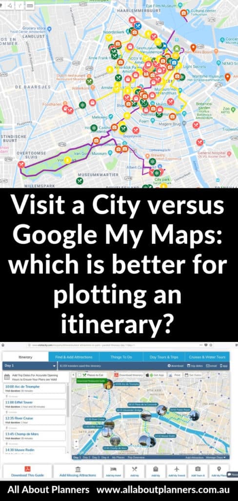 Visit a City versus Google My Maps: which is better for visually ...