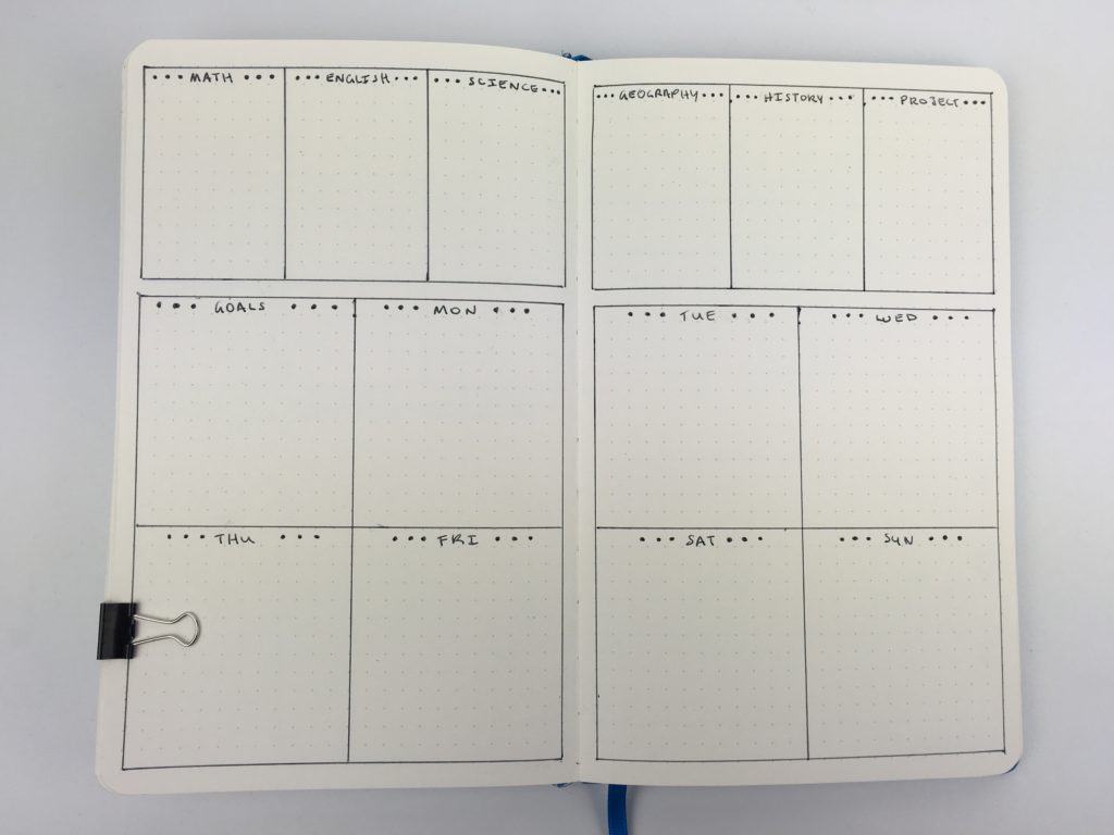 Bullet Journal Layouts: 26 Non-typical 2 page weekly spreads to try ...