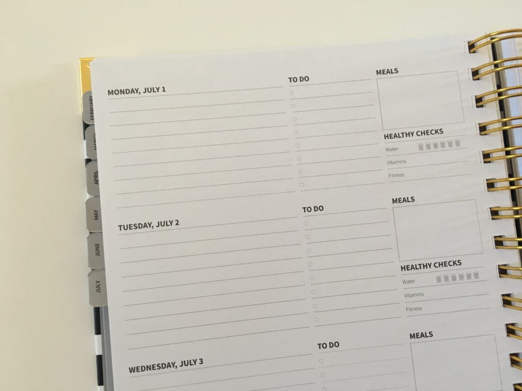 Peacock Paper Essentials Horizontal Weekly Planner – All About Planners