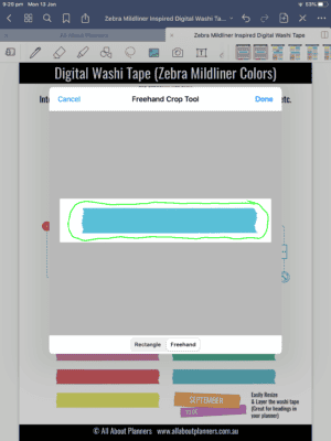Digital Planning in Goodnotes: How to crop individual images from a PDF ...