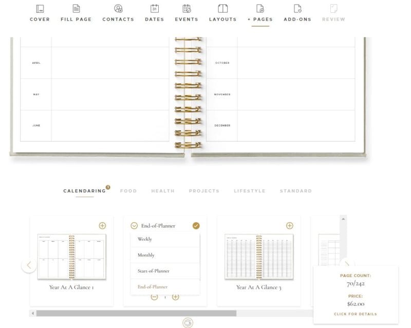 Golden Coil Weekly Planner Review (custom planner – you choose the ...