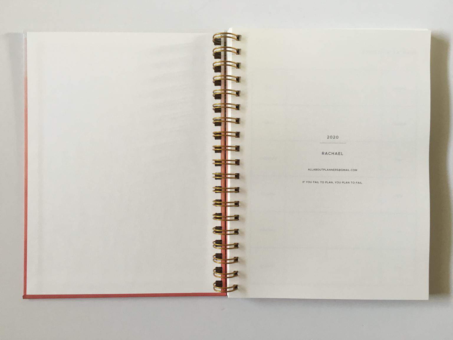 Golden Coil Weekly Planner Review (custom planner – you choose the ...