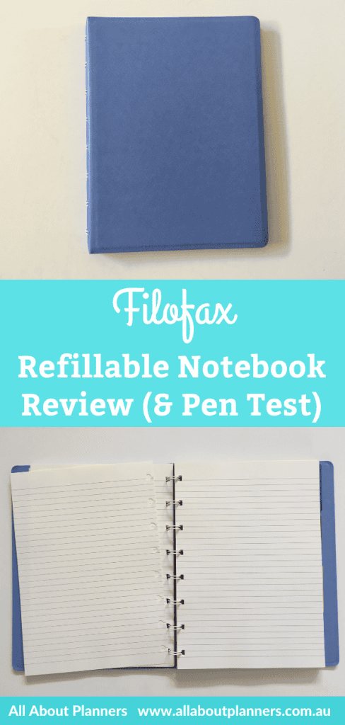 Filofax Refillable Saffiano Notebook Review (Including Pen Testing ...