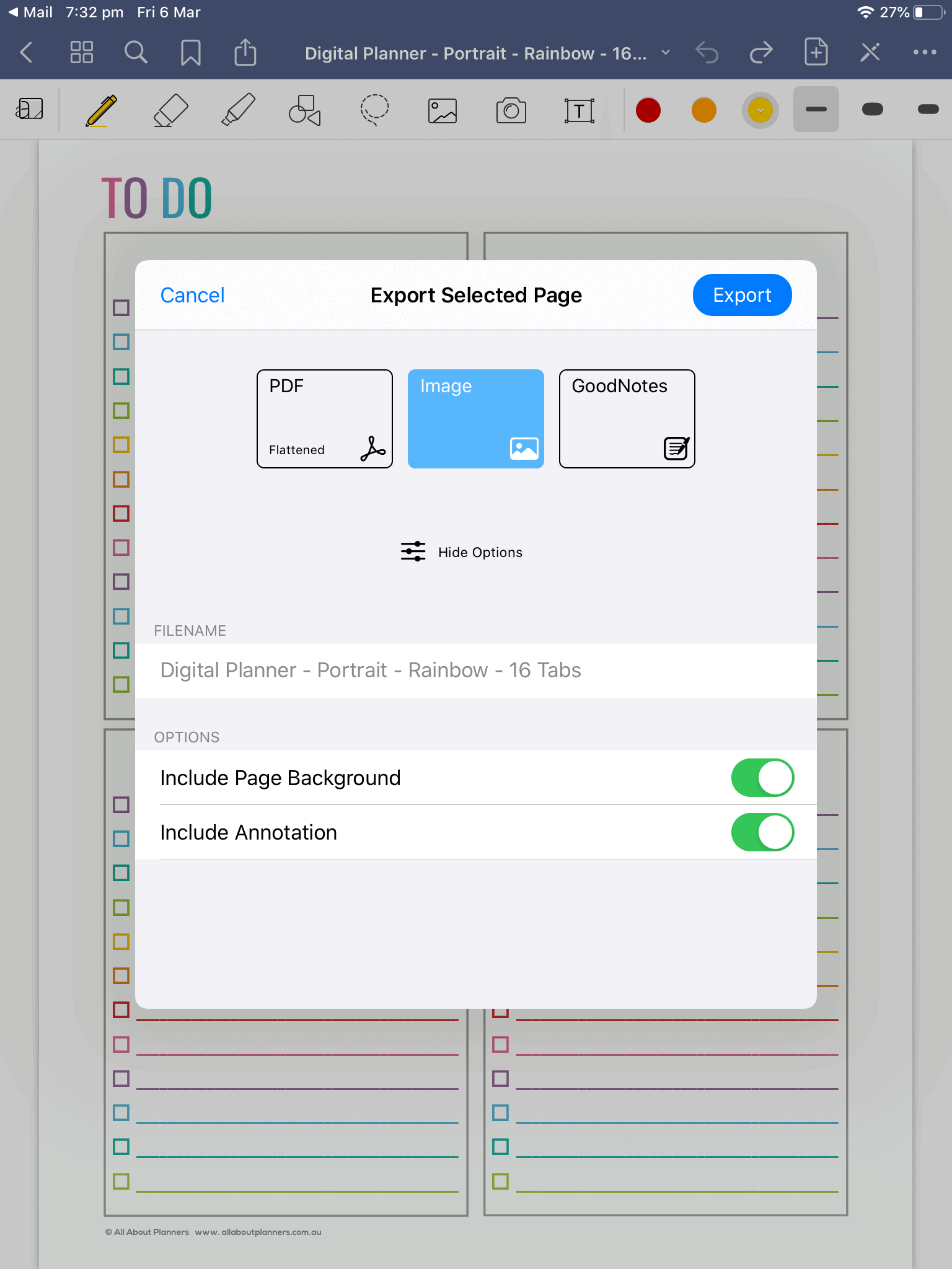 How to resize any printable PDF and add it to your digital planner (in ...