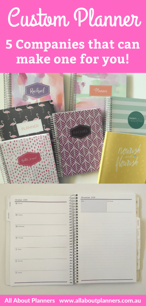 5 Planner Companies that will make a completely custom planner for you ...