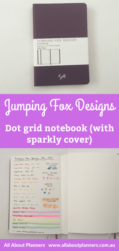 Jumping Fox Designs Dot Grid Notebook Review (Pros, Cons & Pen Testing ...
