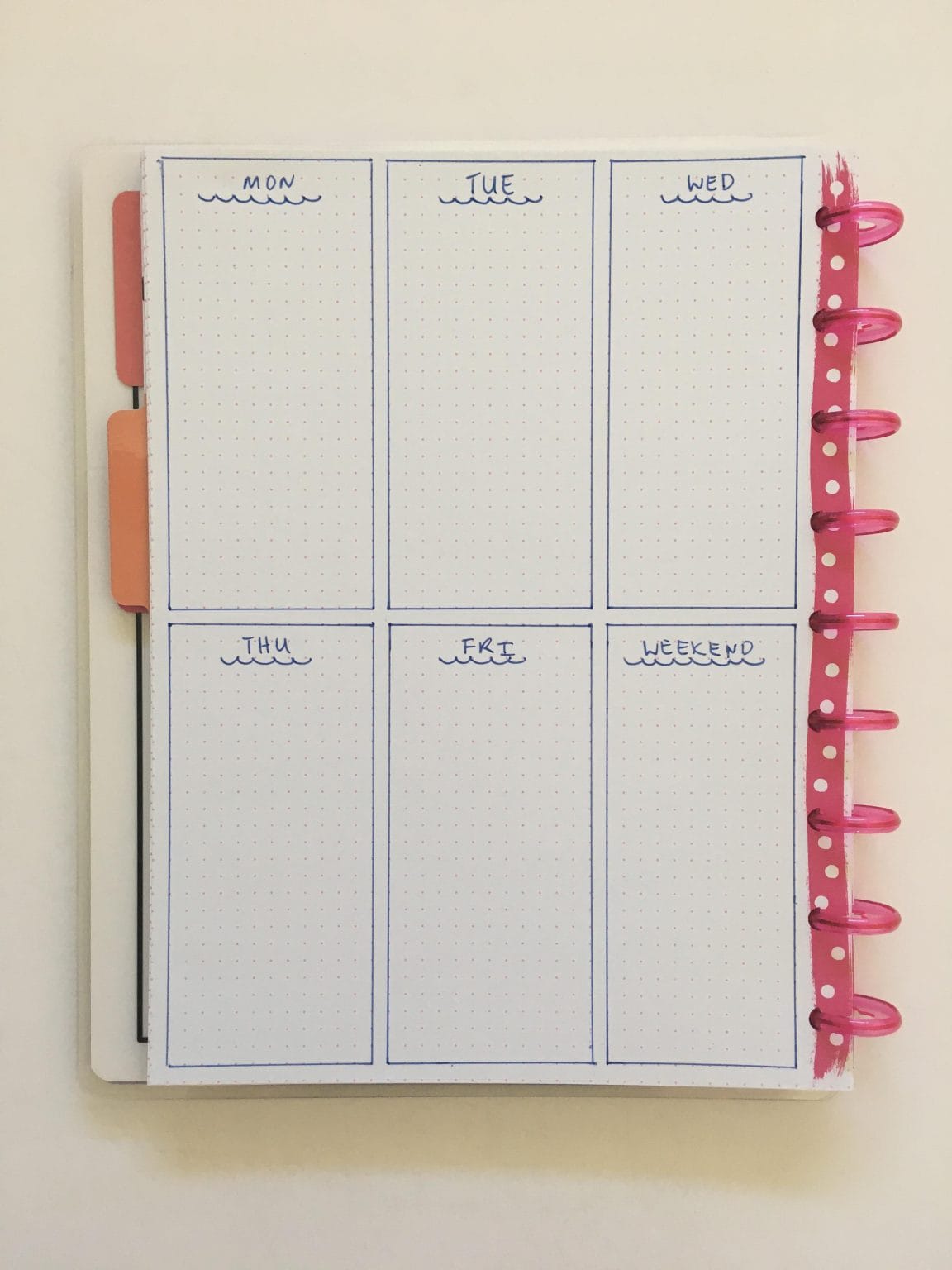 15 Quick and Simple Vertical Bullet Journal Weekly Spreads – All About ...