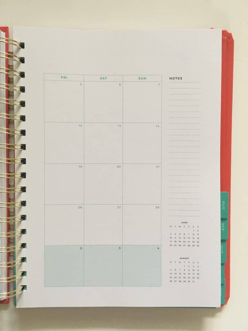 My Infinite Agenda Planner Review (4 pages to plan each week) – All ...