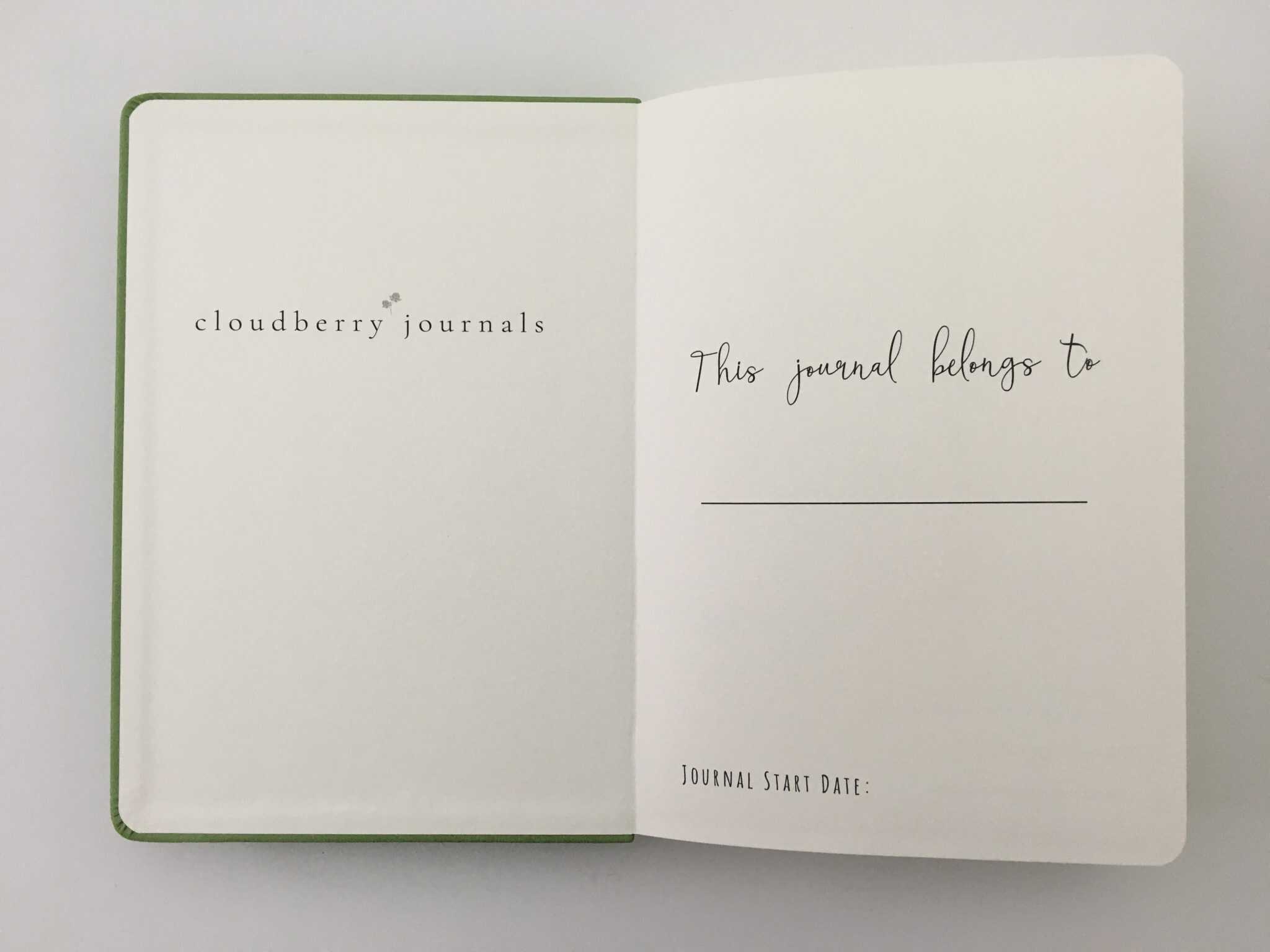 Cloudberry Journal Review (Hybrid bullet journal notebook and planner ...
