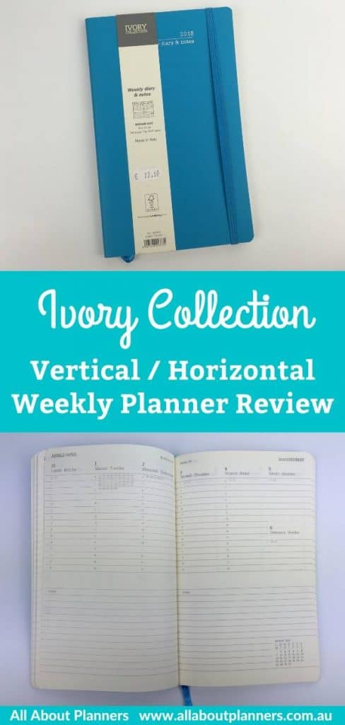 Ivory Collection Weekly Planner Review (Planner from Italy!) – All ...