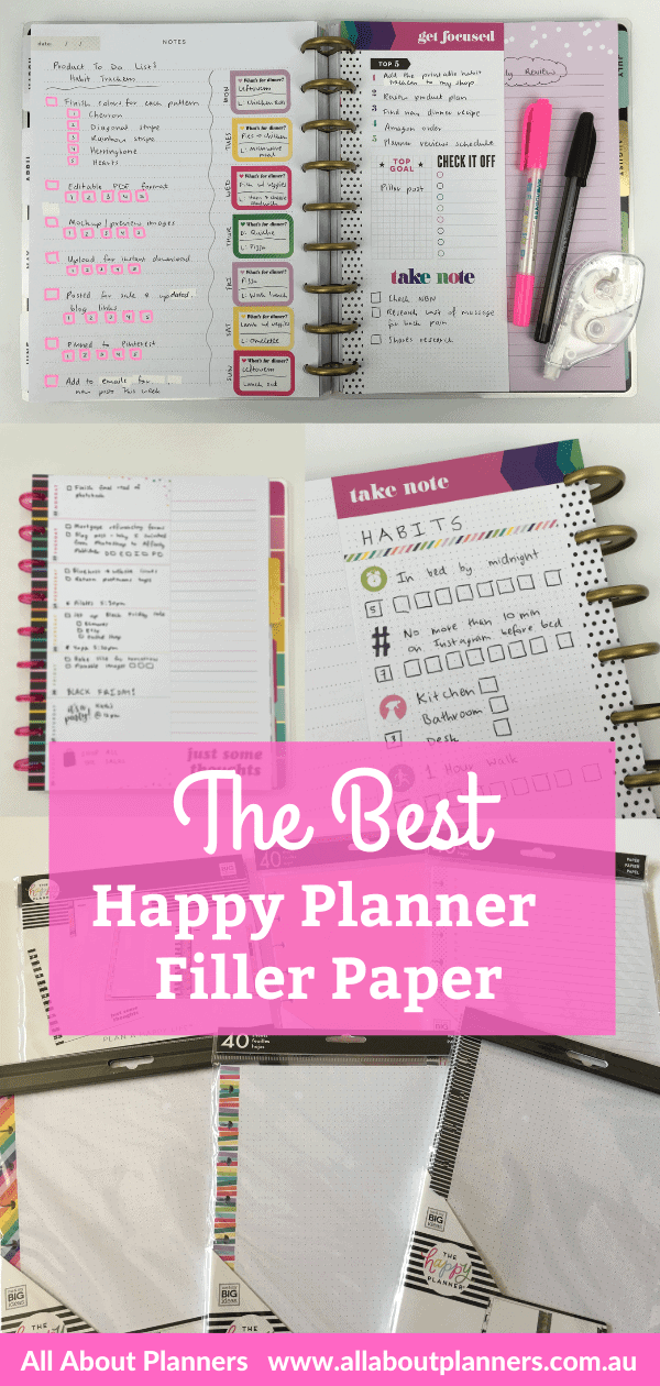 Favorite Happy Planner Refill Inserts – All About Planners