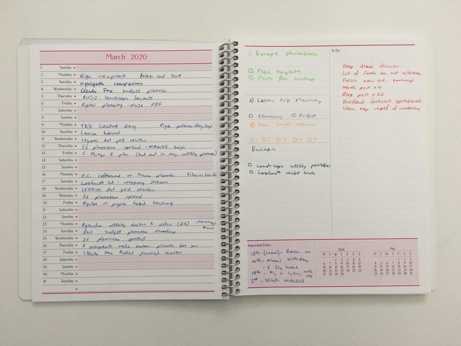 My monthly planning process (all 7 steps) – All About Planners