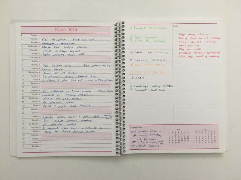 My monthly planning process (all 7 steps) – All About Planners