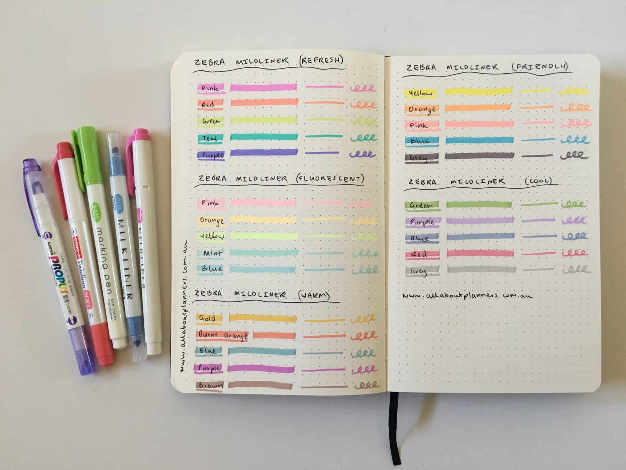 7 Highlighter brands that aren’t neon colors – All About Planners