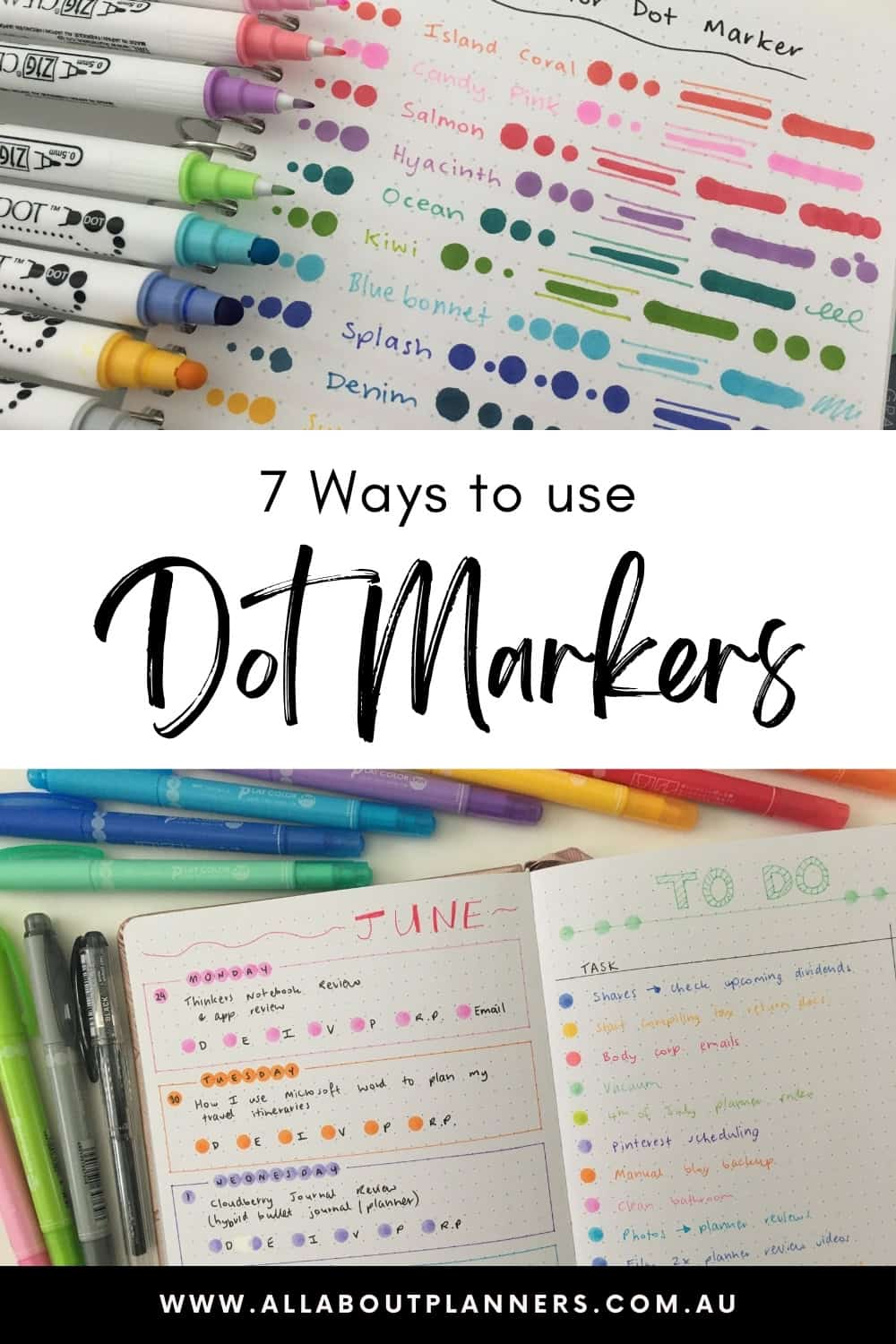 7 Ways to use dot markers in your planner or bullet journal – All About ...