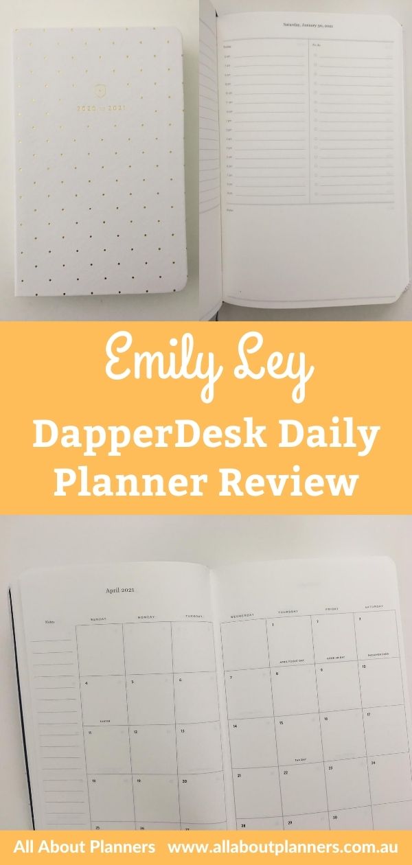 Emily Ley DapperDesk Daily Planner Review (Including Video Walkthrough ...