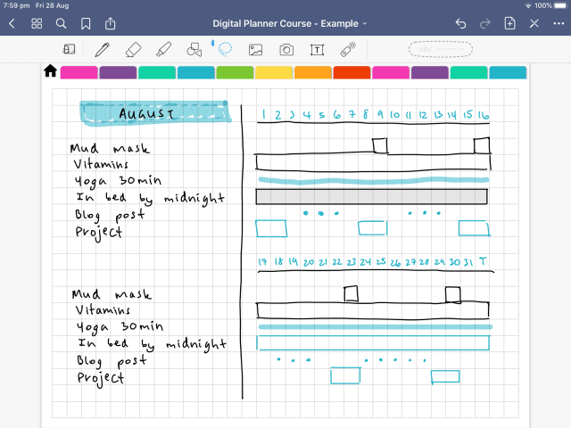 10 Useful Tips for Digital Planning using Goodnotes – All About Planners
