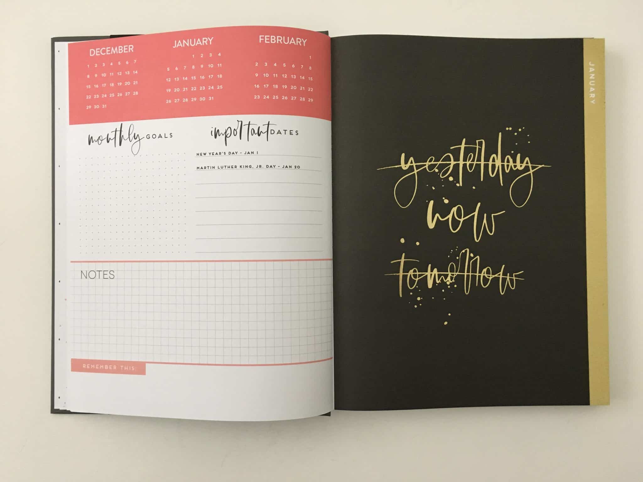Happy Planner Book Bound Review (Dashboard, vertical and horizontal ...