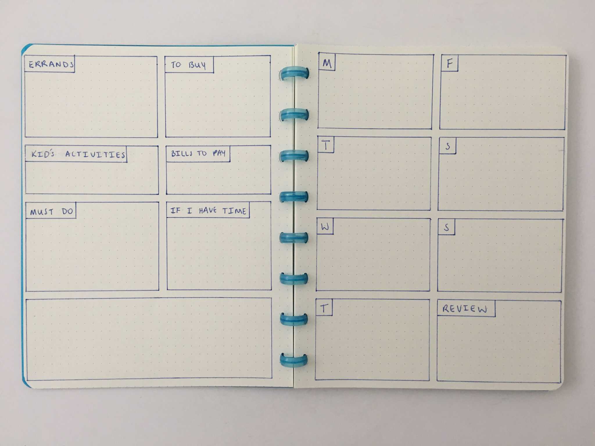 10 Quick Bullet Journal Dashboard Weekly Layouts – All About Planners