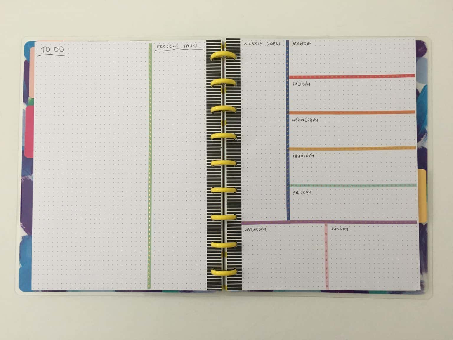 10 Quick Bullet Journal Dashboard Weekly Layouts – All About Planners